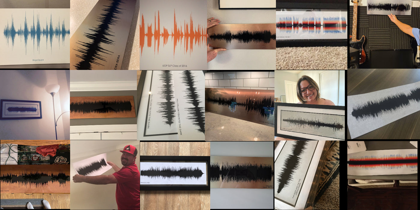 Bespoken Art - Custom Sound Wave Art, Voice Prints and Soundwave Gifts