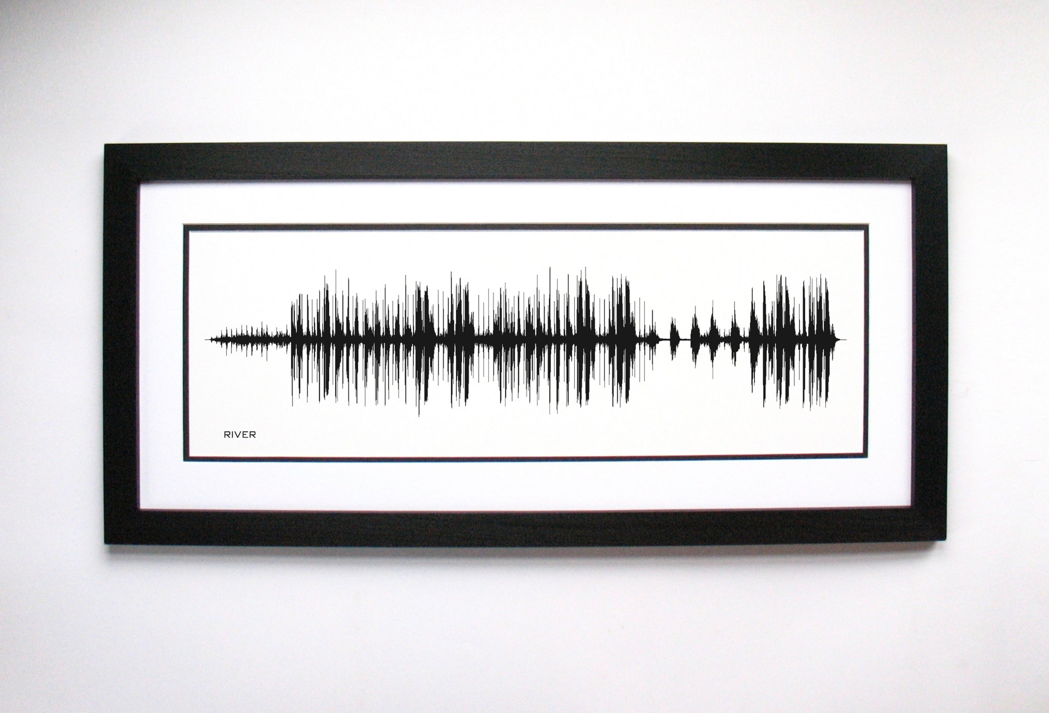 "River" Sound Wave Art - Poster Print, Gift, Wall Art, and Decor ...