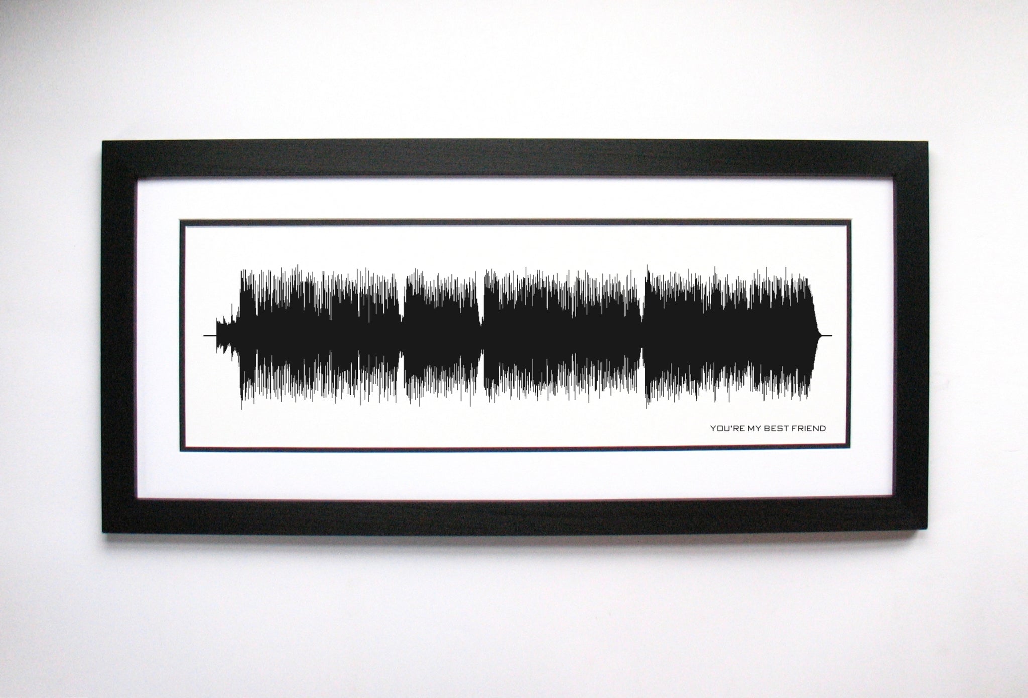 "You're My Best Friend" Sound Wave Art - Song Poster Print, Gift, Wall ...