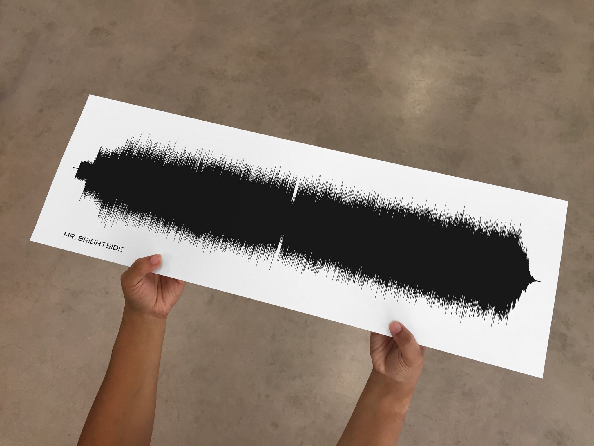 "Mr. Brightside" Sound Wave Art - Poster Print, Gift, Wall Art, and ...