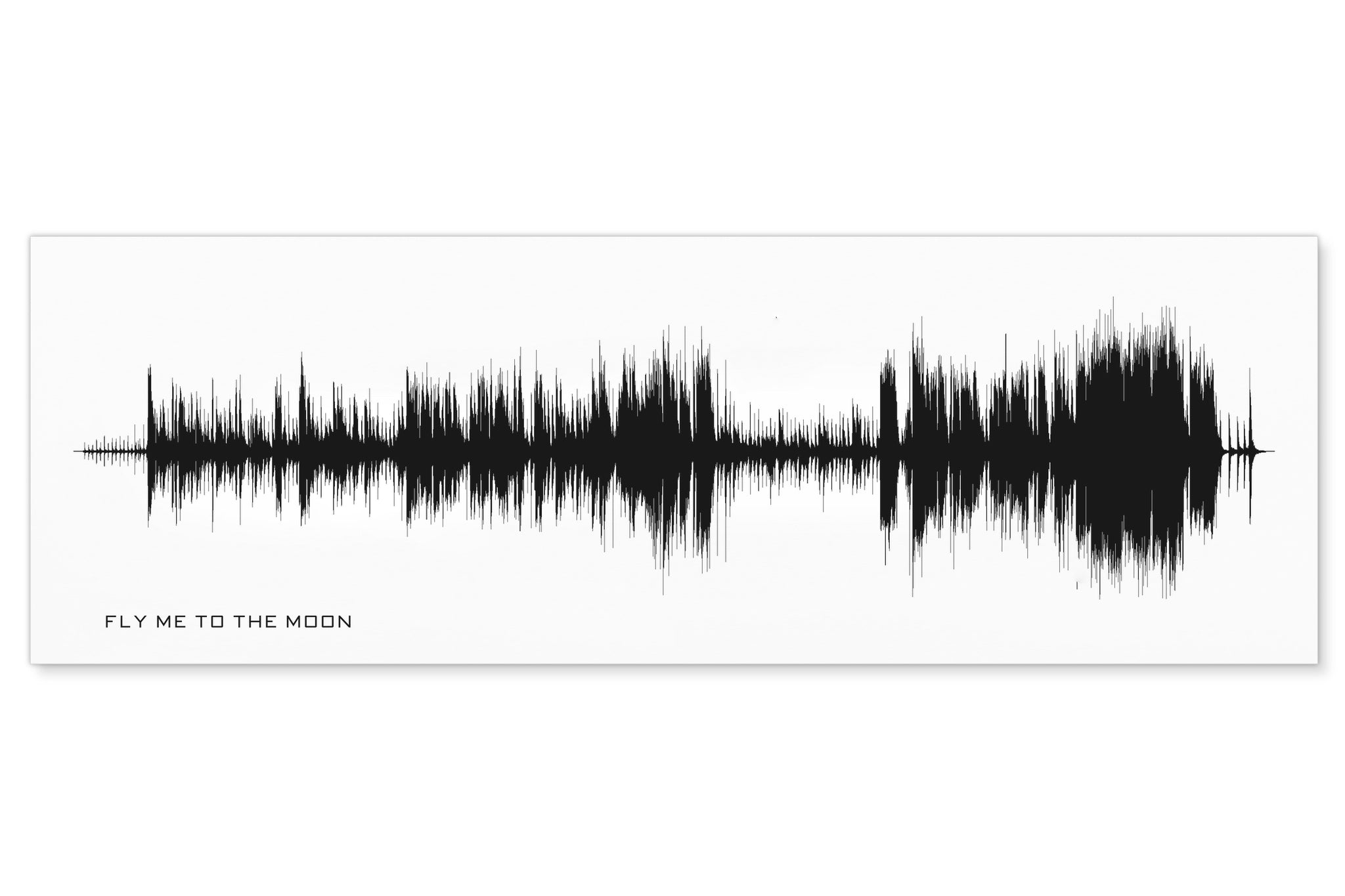 “Fly Me To The Moon” Sound Wave Art - Bespoken Art