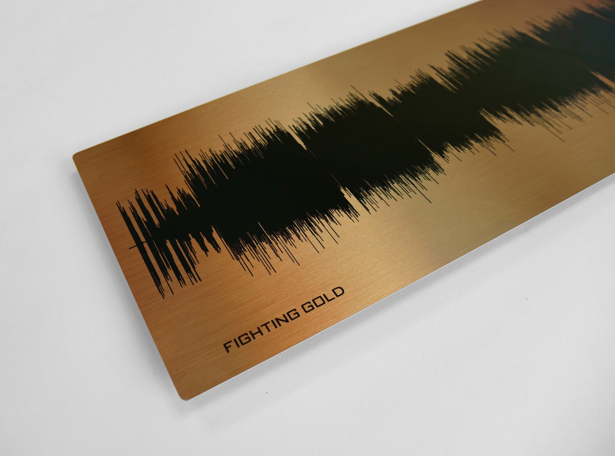 Sound Wave Art on Metal - Custom Song Soundwave - Bespoken Art