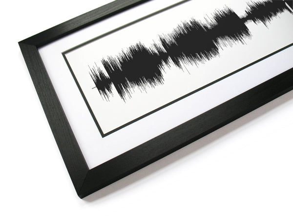 "Good Vibrations" Sound Wave Art - Poster, Wall Art Print - Bespoken Art