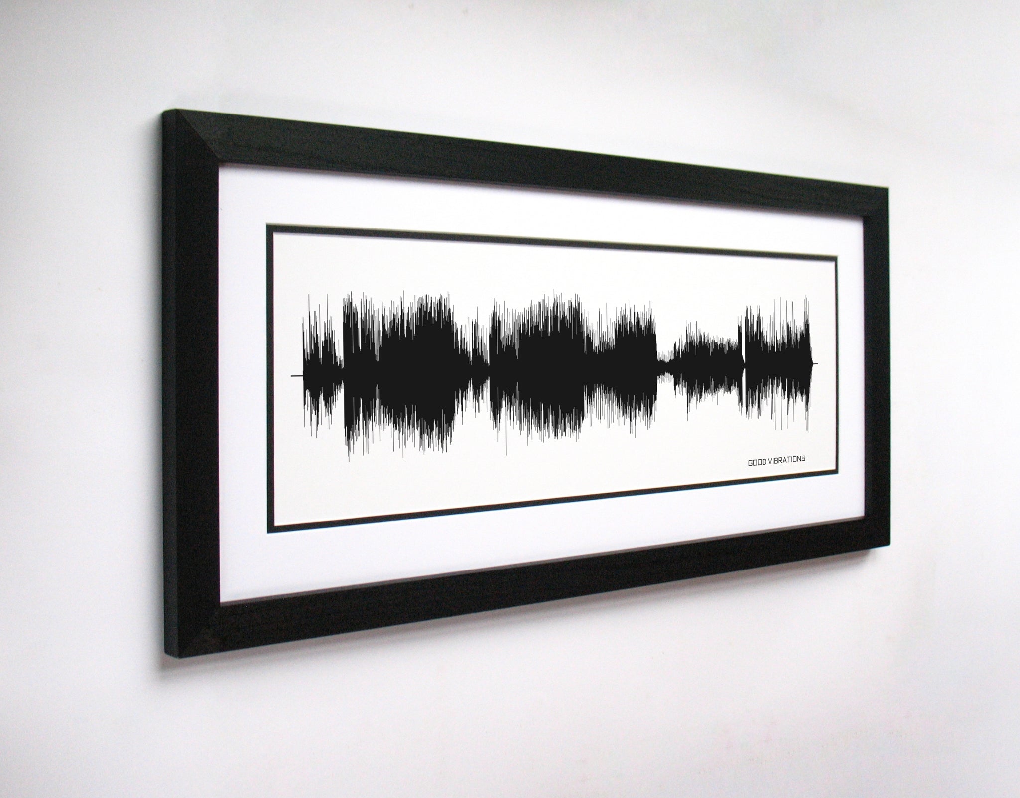 "Good Vibrations" Sound Wave Art - Poster, Wall Art Print - Bespoken Art